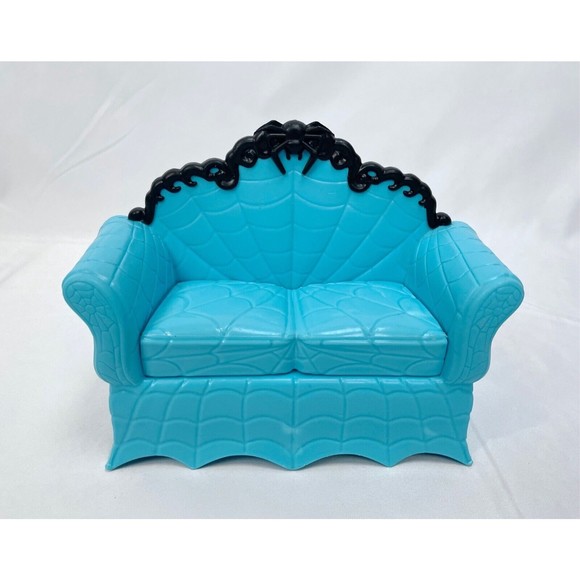 Mattel | Toys | Monster High Blue Couch Sofa Black Furniture Coffin ...